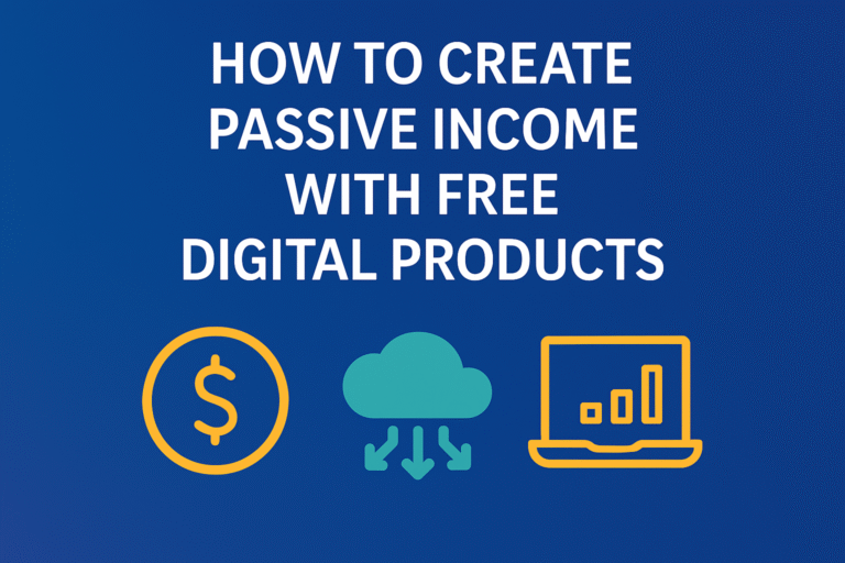 How to Create Passive Income with Free Digital Products - pixbundle.com