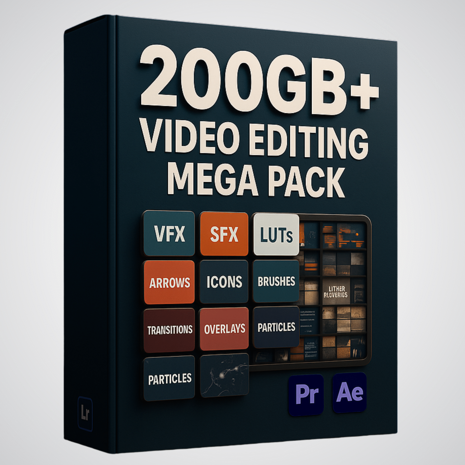 200GB Video Editing Pack for YouTubers & Creators - Pixbundle
