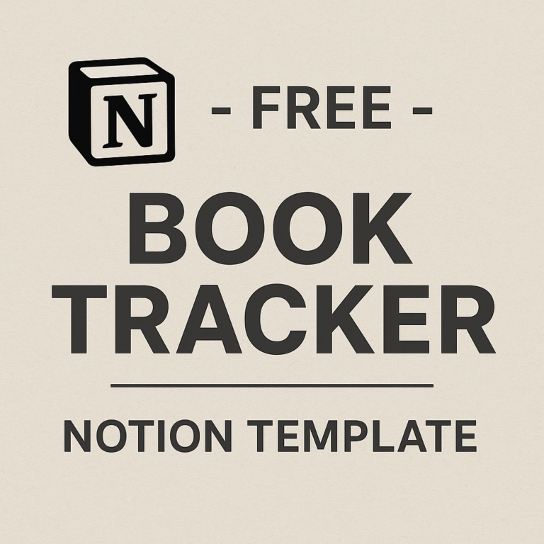 Free Notion Book Tracker – Reading Log & Habit Tracker - Pixbundle