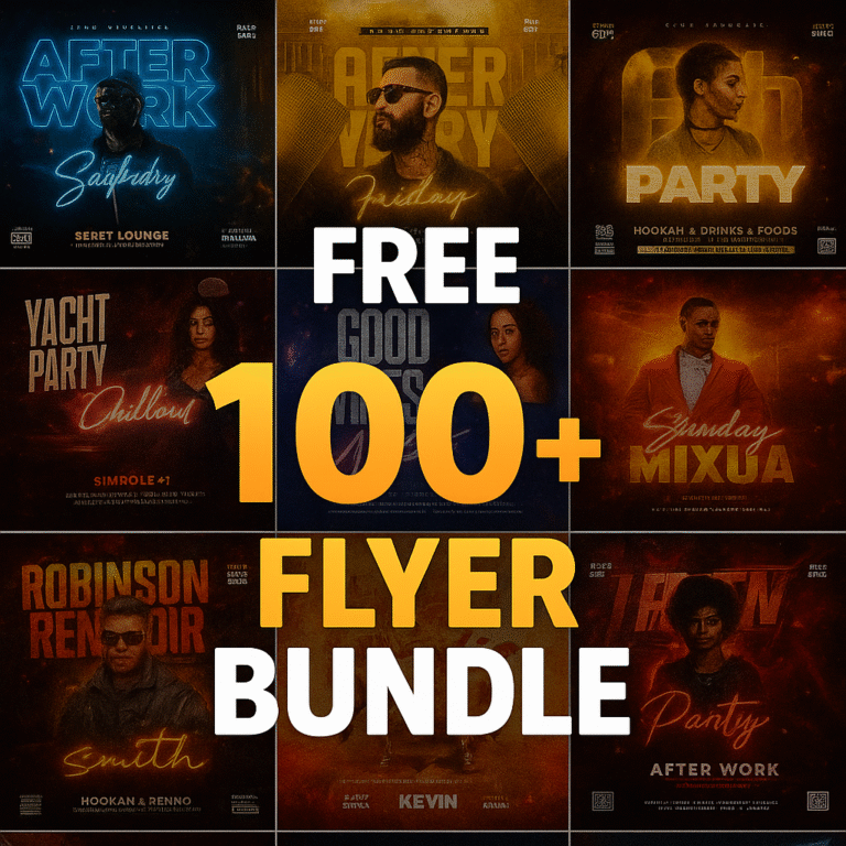 100+ Free Editable Flyer PSD Templates for Business & Events - Pixbundle