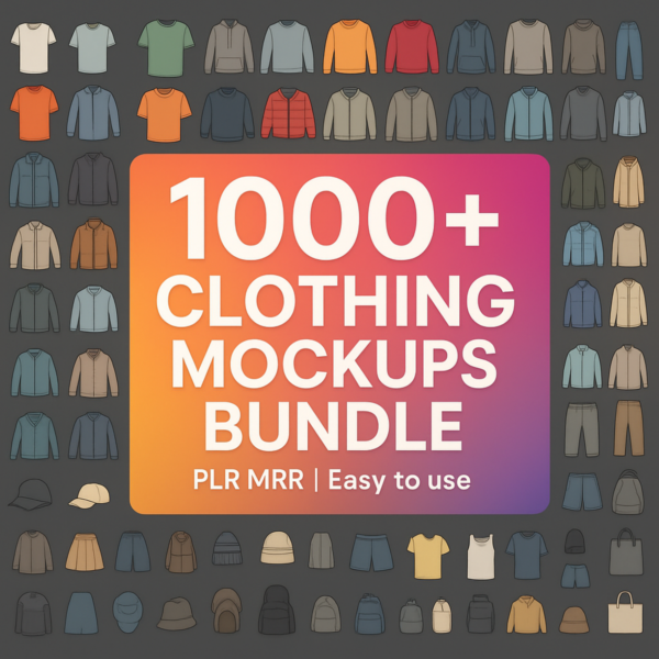 1000+ Clothing Mockups Bundle | Streetwear & Fashion - pixbundle.com