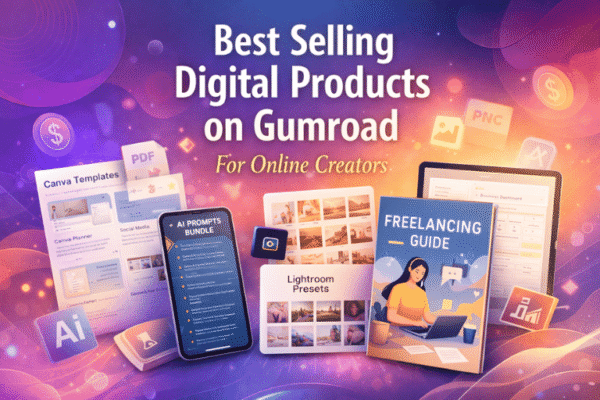 Best Selling Digital Products on Gumroad (Updated 2026)